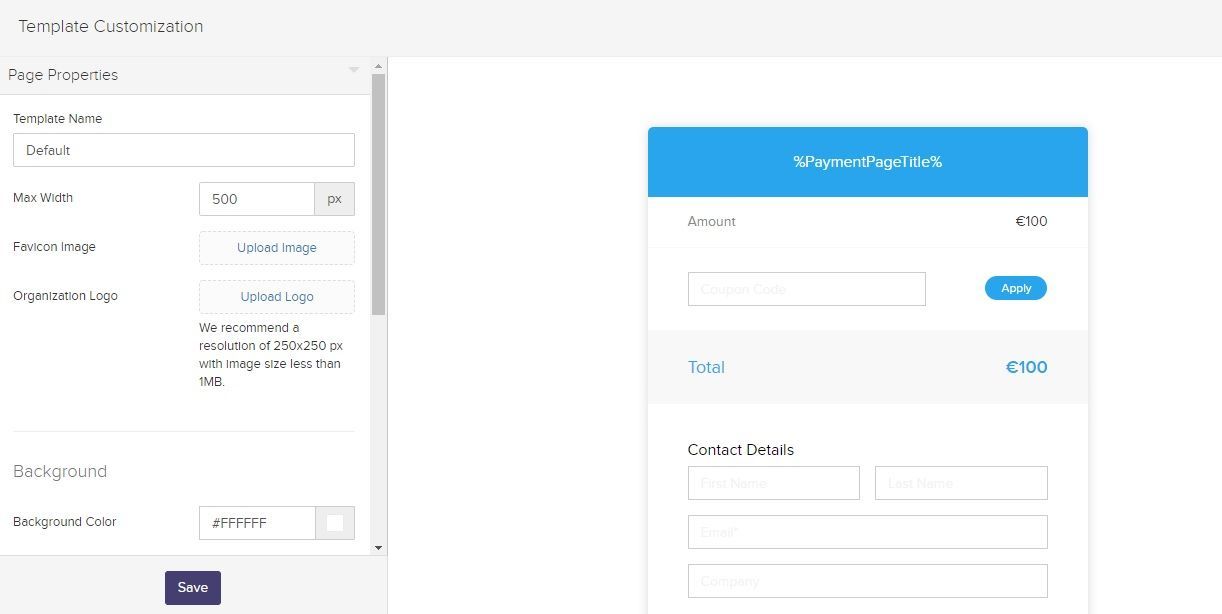 Zoho Checkout - Conpas